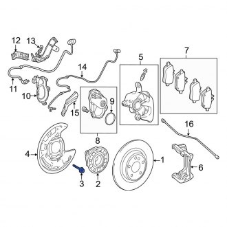 Mercedes B Class OEM Brake Parts | Pads, Bleeders, Rotors — CARiD.com