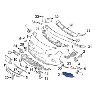 Mercedes CLA Class Replacement Grille Assemblies — CARiD.com