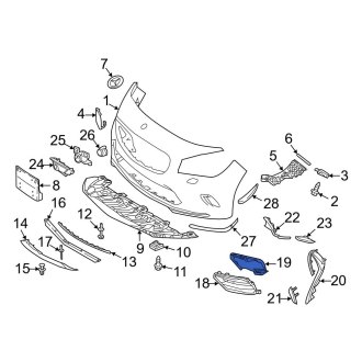 Mercedes CLA Class OEM Grilles | Factory Billet & Mesh Grilles — CARiD.com
