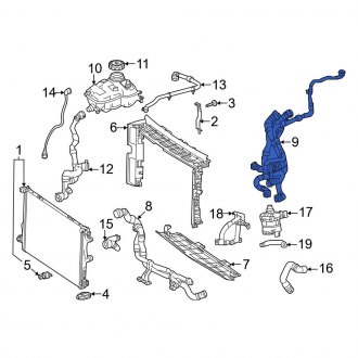 Mercedes GLB Class Radiator Hoses & Clamps | Lower, Upper — CARiD.com