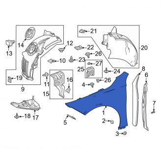 Mercedes-Benz OE™ Fenders - CARiD.com