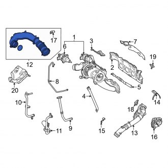 Mercedes A Class Turbocharger Pipes, Hoses & Clamps — CARiD.com