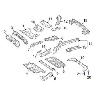 Mercedes AMG GT Fender Support Braces & Hardware — CARiD.com