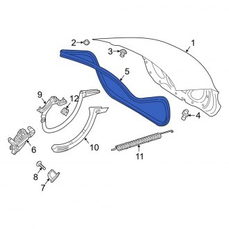 Mercedes CLA Class Trunk & Tailgate Seals — CARID.com