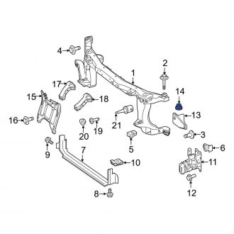 Mercedes A Class Header Panel Brackets & Hardware — CARiD.com