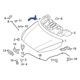 Mercedes Metris Hood Hinges & Springs — CARiD.com