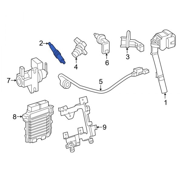 Mercedes-Benz OE 2701590700 - Spark Plug