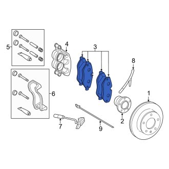 Mercedes Metris OEM Brake, Steering, Suspension Parts — CARiD.com