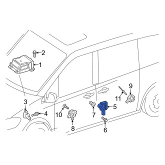 Mercedes CLA Class Air Bag Parts | Sensors, Switches — CARiD.com