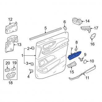 Mercedes Metris Door Handles & Window Crank Handles | CARiD