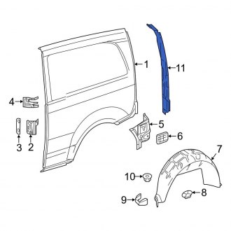 Mercedes Metris OEM Tail Lights | LED, Fiber Optic — CARiD.com