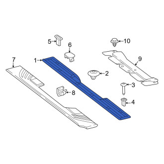Mercedes Door Sills | Replacement Door Sill Plates — CARiD.com
