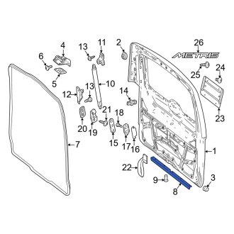 Mercedes Metris Trunk & Tailgate Seals — CARID.com