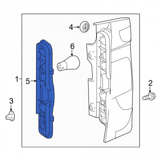 Mercedes Metris OEM Tail Lights | LED, Fiber Optic — CARiD.com