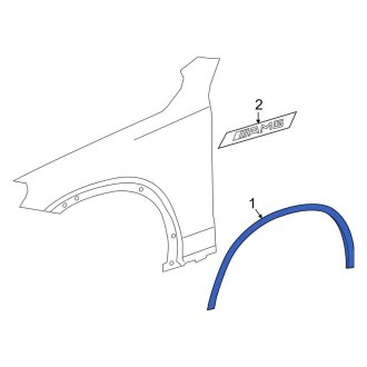 Mercedes GLC Class Replacement Fender Moldings & Trim — CARiD.com