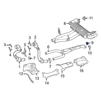 Mercedes CLS Class OEM Exhaust Parts | Systems, Tips, Pipes — CARiD.com
