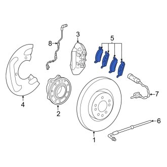 Mercedes GLC Class OEM Brake Parts | Pads, Bleeders, Rotors — CARiD.com