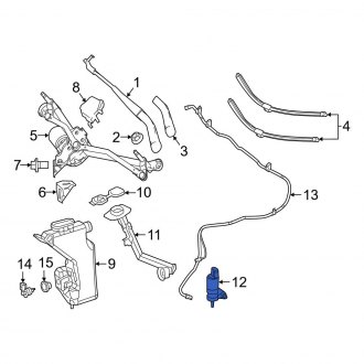 Mercedes CLS Class Windshield Washer Pumps — CARID.com
