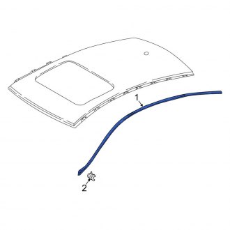 Mercedes GLC Class Roof Seals & Moldings — CARiD.com