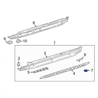 Mercedes OEM Rocker Panels & Floors | Side Skirts, Pans — CARiD.com
