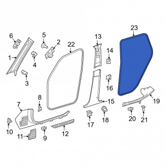 Mercedes GLC Class Door Seals & Weatherstripping – CARiD.com