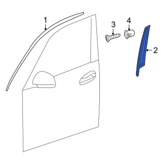 Mercedes GLC Class Door Moldings | Side, Edge, Belt – CARiD.com