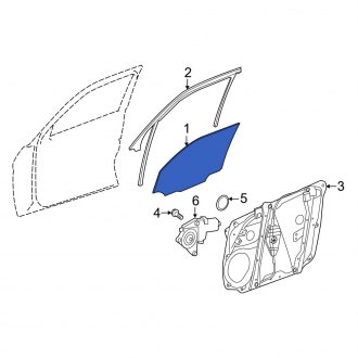 Mercedes GLC Class Window Glass | Door Glass — CARiD.com