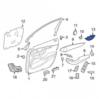 Mercedes AMG GT Door Handles & Window Crank Handles — CARiD.com