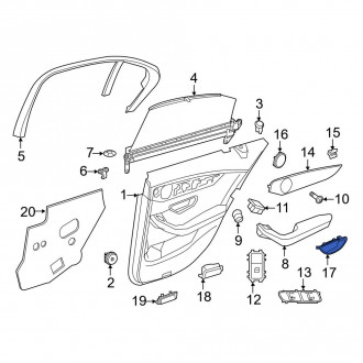 Mercedes AMG GT Door Handles & Window Crank Handles — CARiD.com