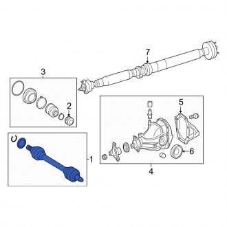 Mercedes GLC Class OEM Driveline & Axle Parts | Hubs, CV-Joints — CARiD.com