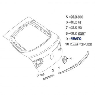 Mercedes-Benz OE™ Emblems & Logos - CARiD.com