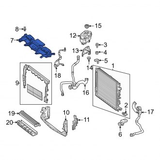 Mercedes GLC Class OEM Header Panels & Parts — CARiD.com