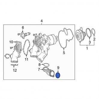 Mercedes GLC Class Thermostat Housings, Filler Necks — CARiD.com