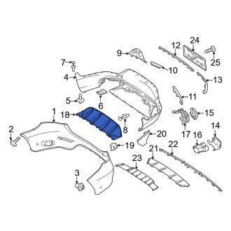 Mercedes GLC Class Underbody Covers | Splash Shields — CARiD.com