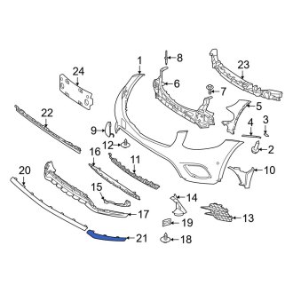 Mercedes GLC Class OEM Grilles | Factory Billet & Mesh Grilles — CARiD.com