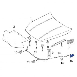 Mercedes EQS SUV Hood Release Cables & Handles — CARiD.com