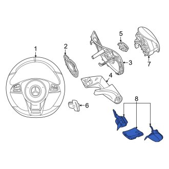 Mercedes A Class OEM Steering Wheels | Wood, Leather, Racing — CARiD.com