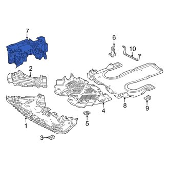 Mercedes S Class Inner Fenders | Wells, Liners, Shields — CARiD.com