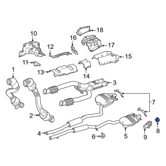 Mercedes GLB Class OEM Exhaust Parts | Systems, Tips, Pipes — CARiD.com