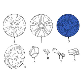 Mercedes S Class OEM Wheels | Original Steel & Alloy Wheels — CARiD.com