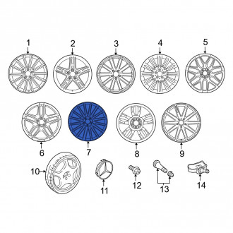 Mercedes S Class OEM Wheels | Original Steel & Alloy Wheels — CARiD.com