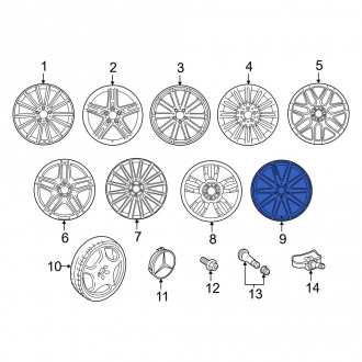 Mercedes S Class OEM Wheels | Original Steel & Alloy Wheels — CARiD.com