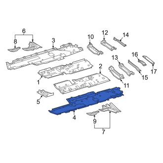 Mercedes S Class Underbody Covers | Splash Shields — CARiD.com