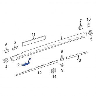 Mercedes S Class Replacement Rocker Panel Moldings — CARiD.com