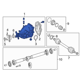Mercedes CLS Class Axle Assemblies | Front & Rear — CARiD.com