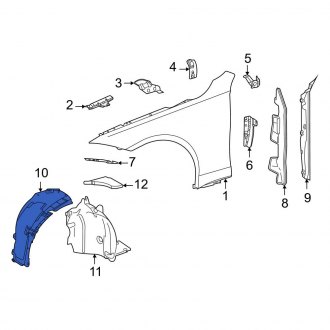 Mercedes S Class Inner Fenders | Wells, Liners, Shields — CARiD.com