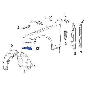 Mercedes S Class Inner Fenders | Wells, Liners, Shields — CARiD.com