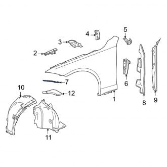 Mercedes Replacement Fender Seals | Front & Rear — CARiD.com