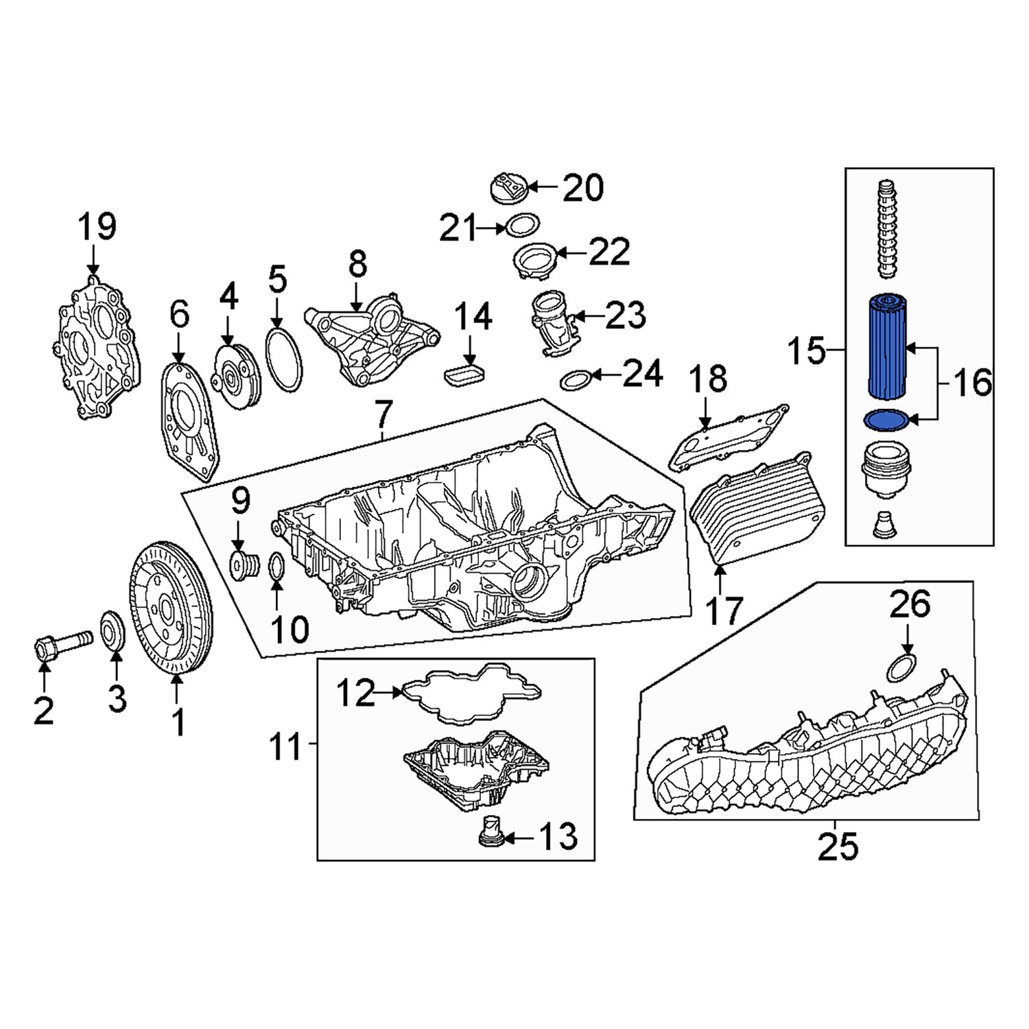 Mercedes-Benz OE 1771805500 - Engine Oil Filter Element