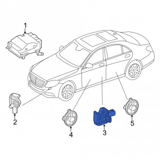 Mercedes GLC Class Air Bag Parts | Sensors, Modules, Clocksprings ...
